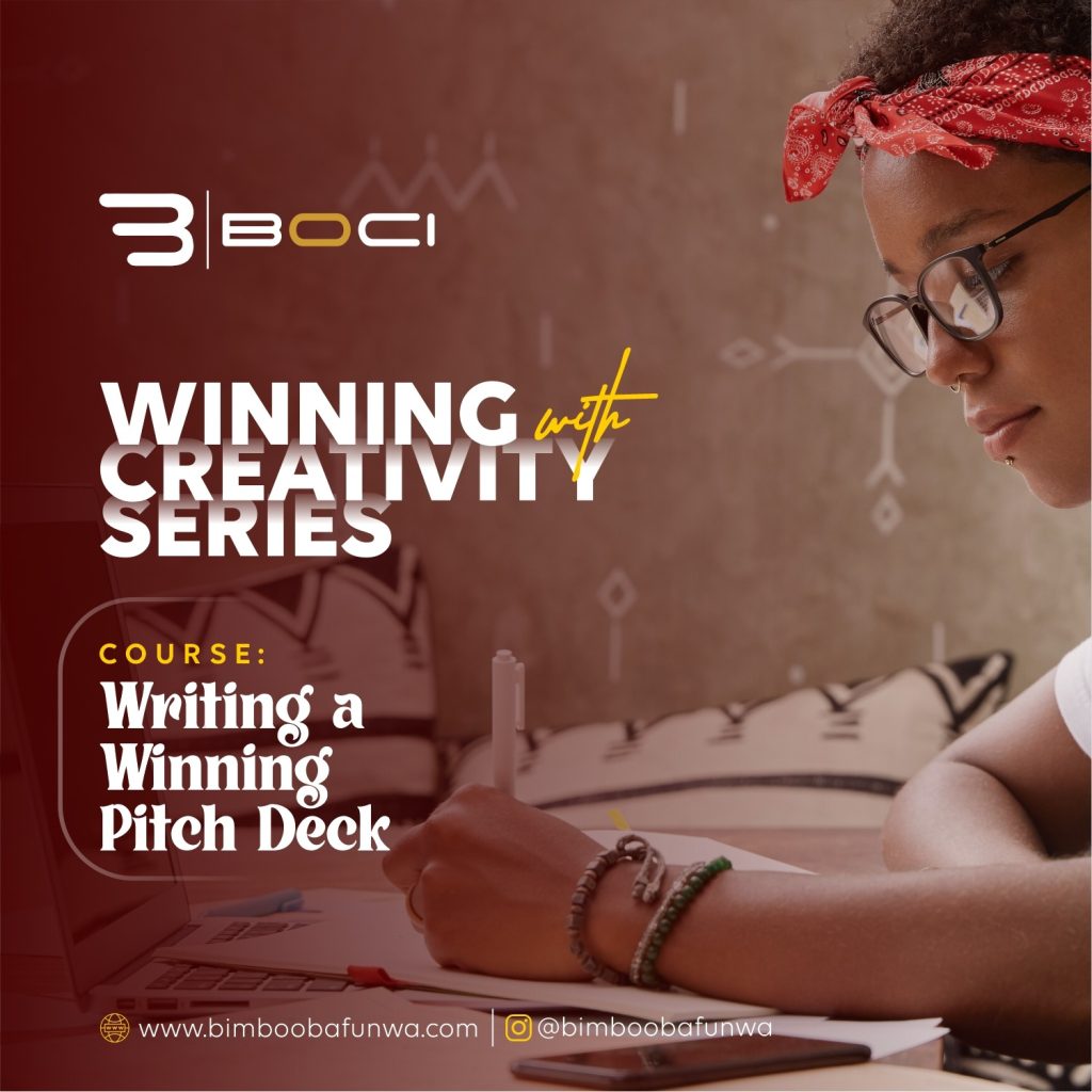 Writing a Winning Pitch Deck – Bimbo Obafunwa Creative Institute